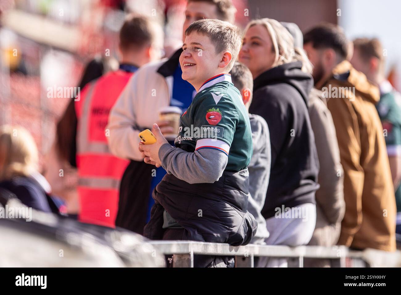 Bolton Wanderers fans ahead of the Sky Bet League 1 match Wrexham vs ...