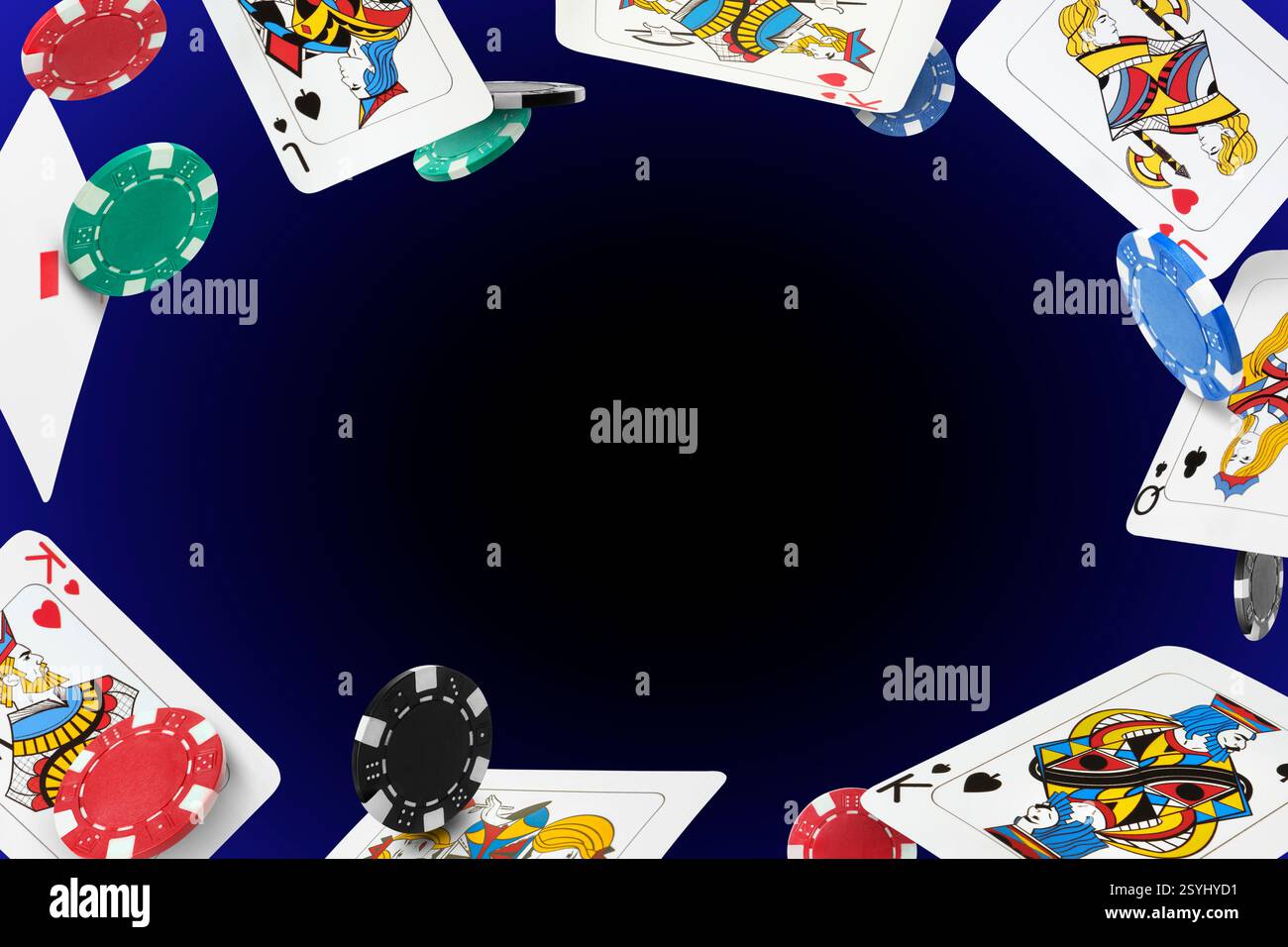 Blue gradient cards hi-res stock photography and images - Alamy