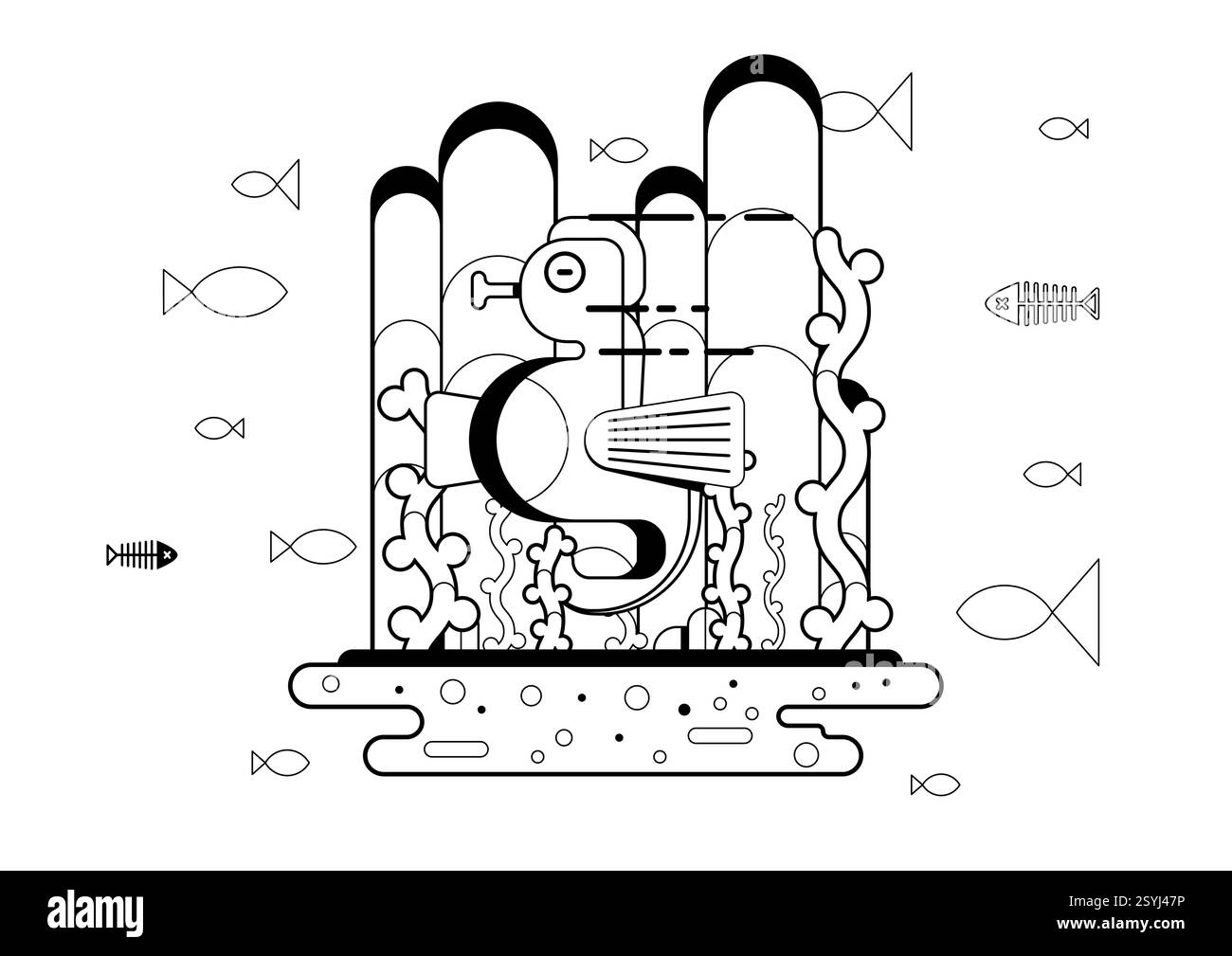 Imaginative underwater landscape hi-res stock photography and images ...