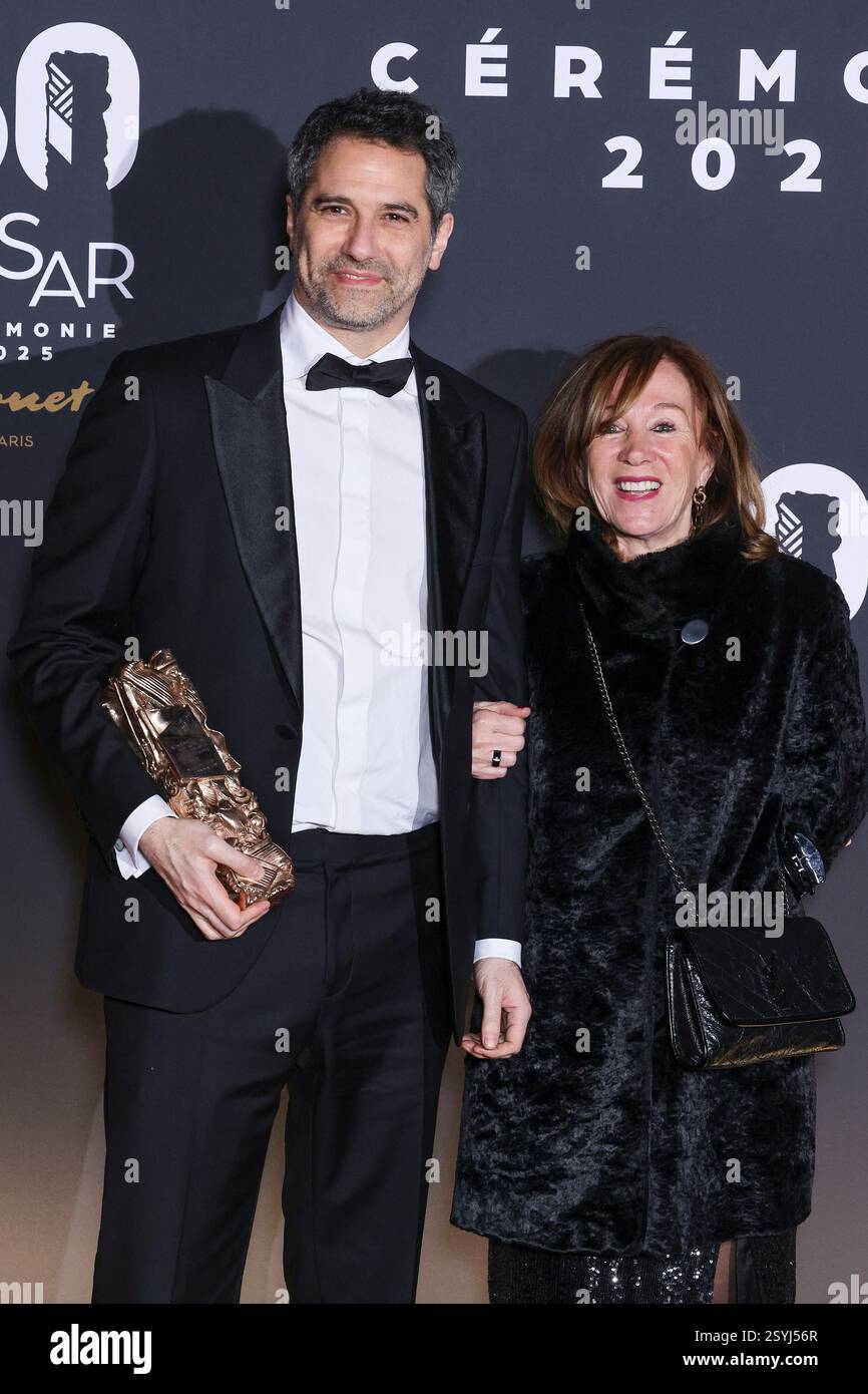 Paris, France. 01st Mar, 2025. Gregory Zalcman posing upon arrival at ...