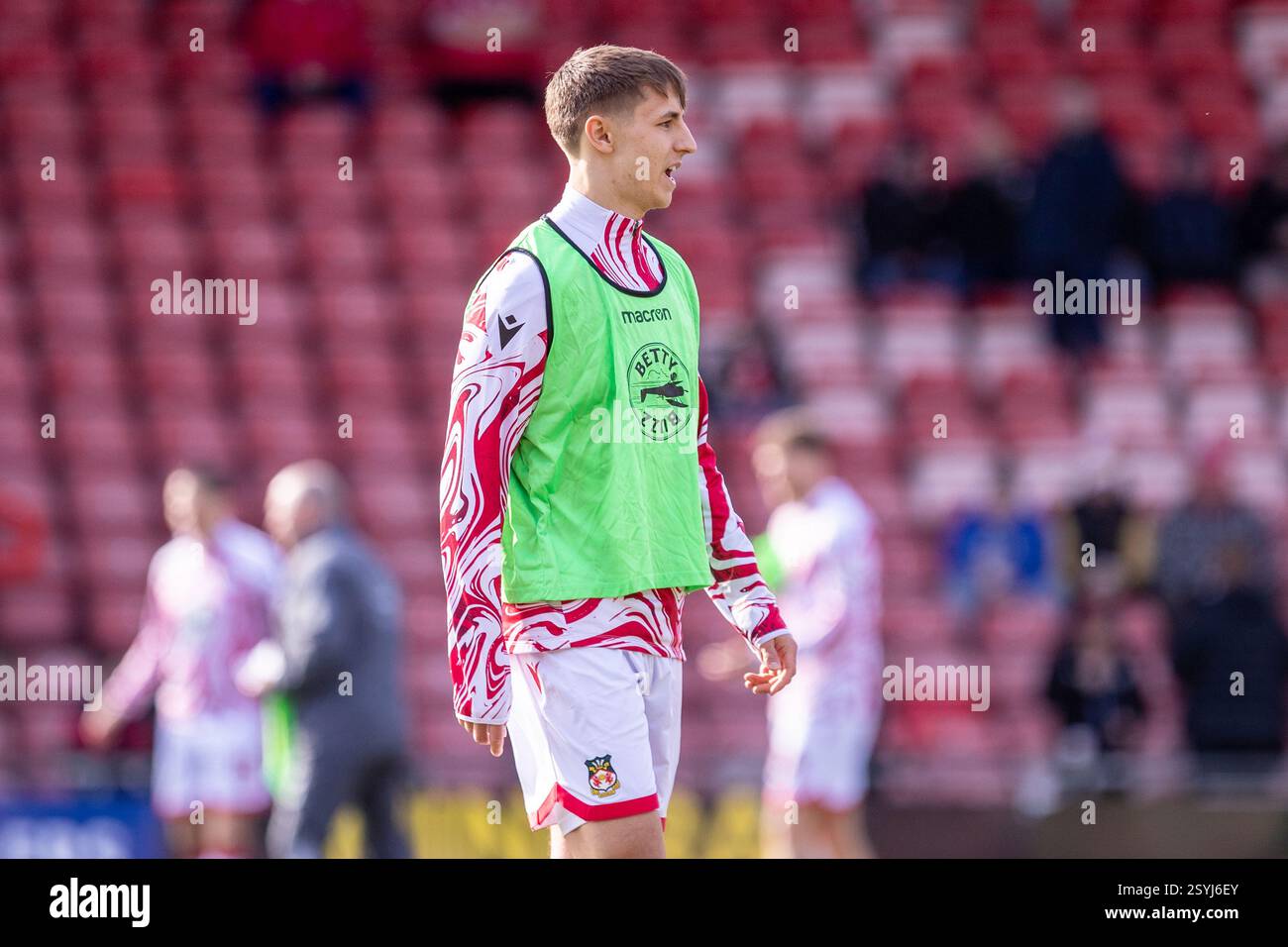 Max Cleworth of Wrexham AFC the Sky Bet League 1 match Wrexham vs ...