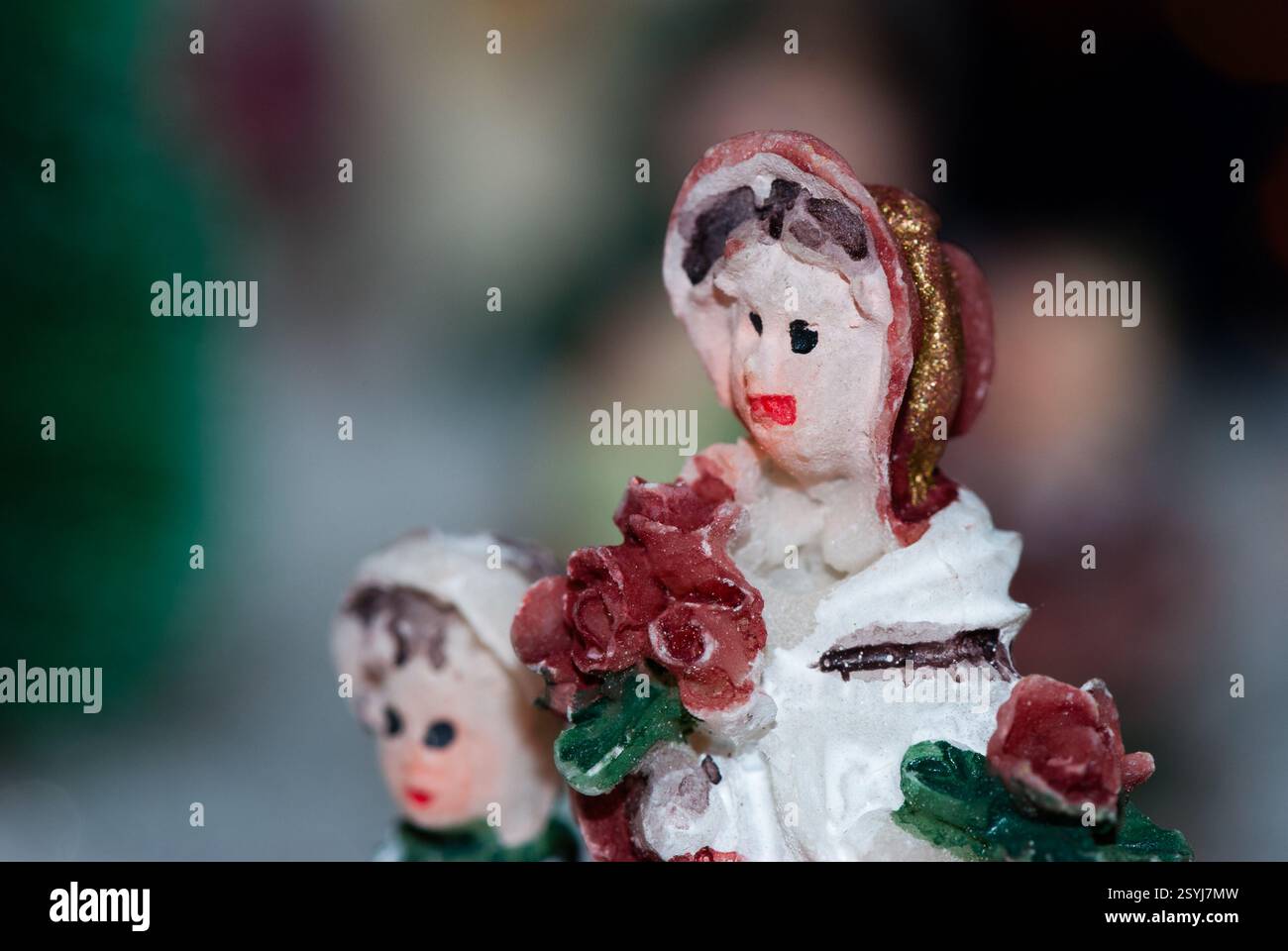 handmade figurines, familiy Stock Photo - Alamy