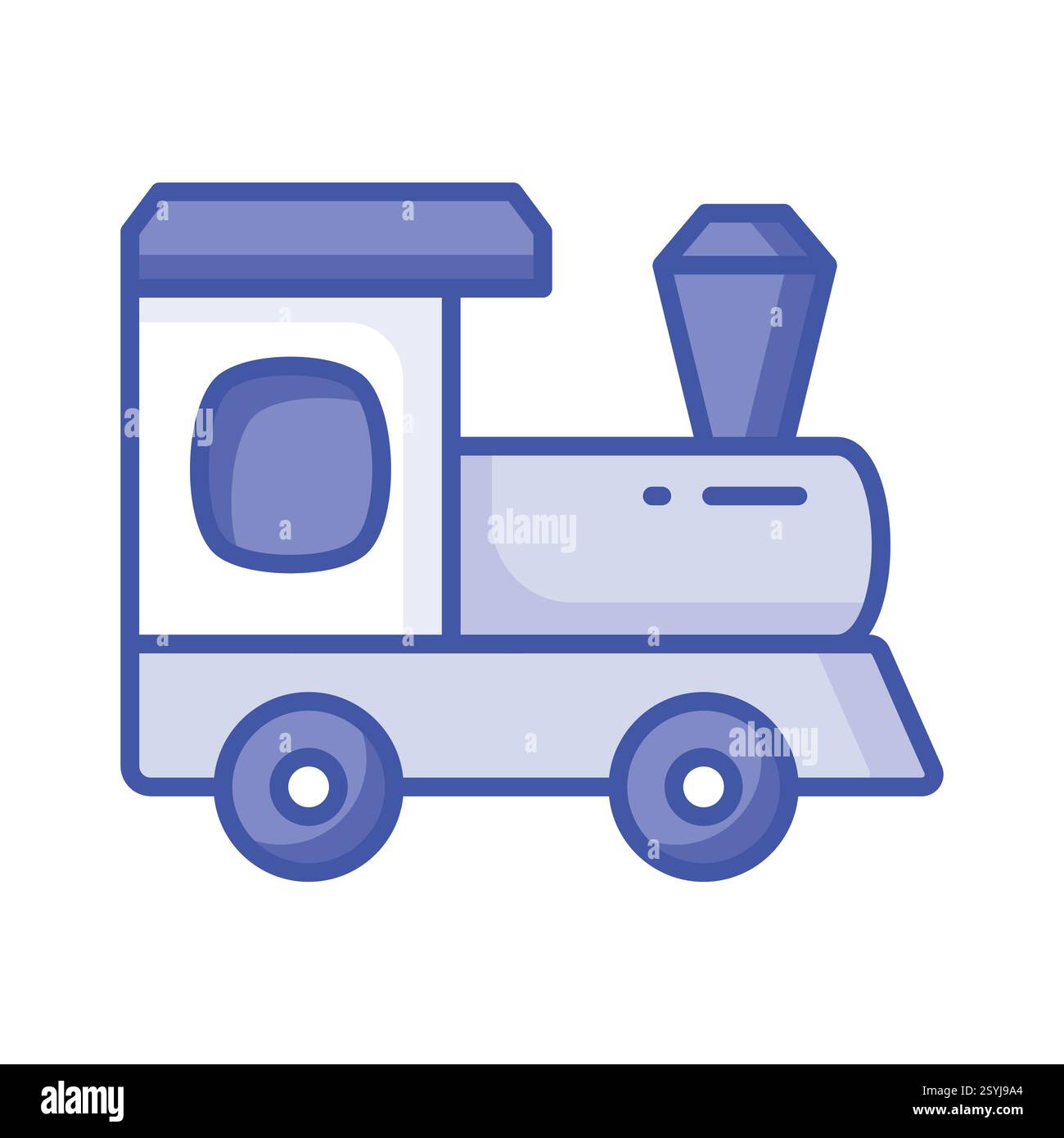 Get this beautiful icon of toy train engine in modern style, train toy ...