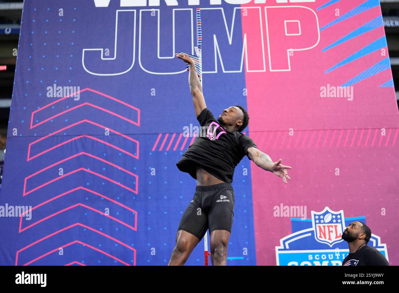 Kansas defensive back Mello Dotson runs a drill at the NFL football ...