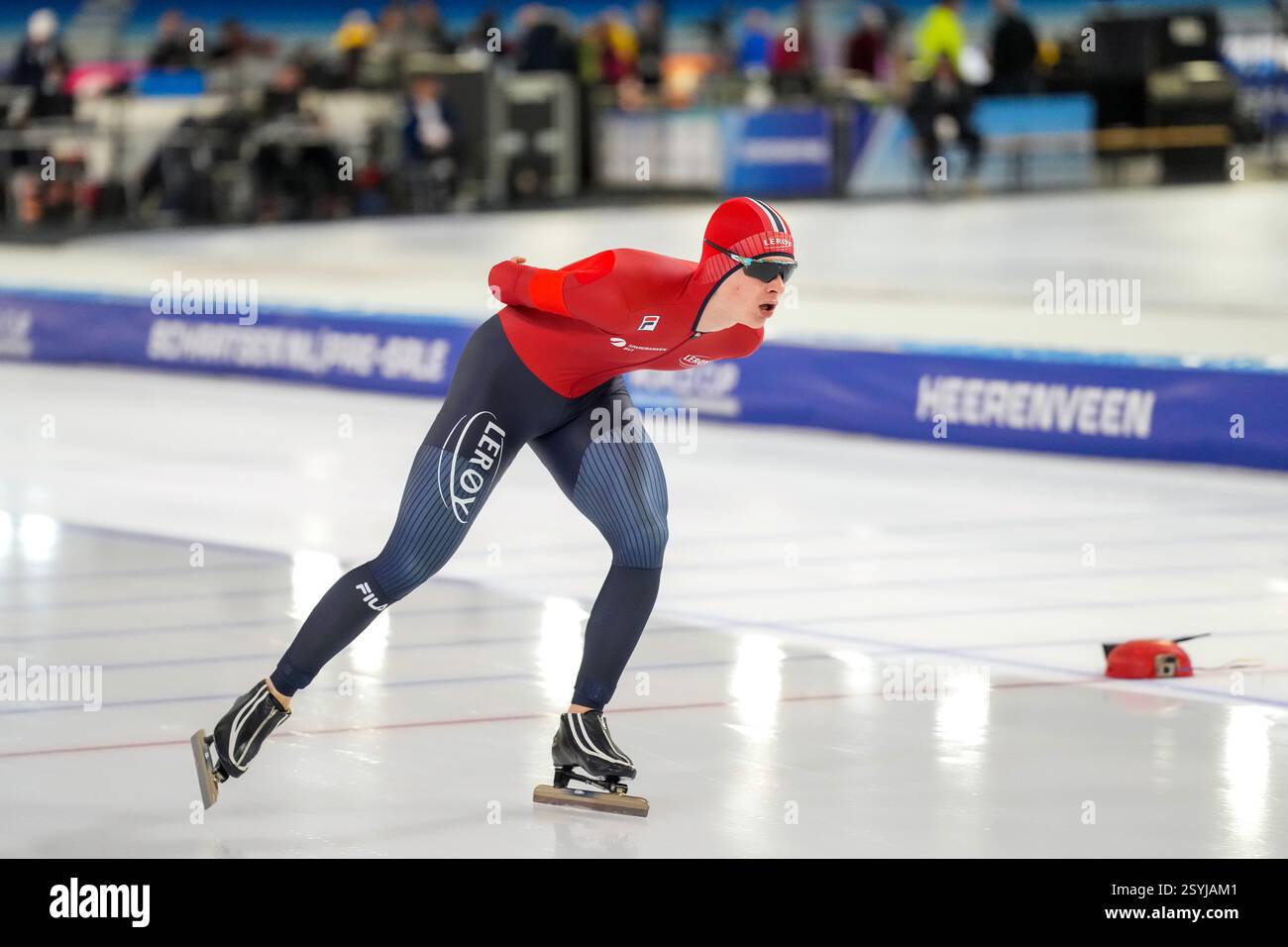HEERENVEEN, NETHERLANDS - MARCH 1: Finn Elias Haneberg of Norway during ...