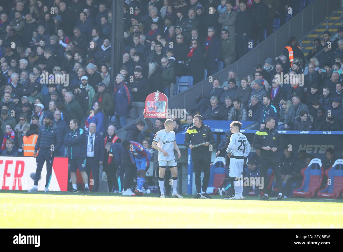 1st March 2025; Selhurst Park, Selhurst, London, England; FA Cup Fifth ...