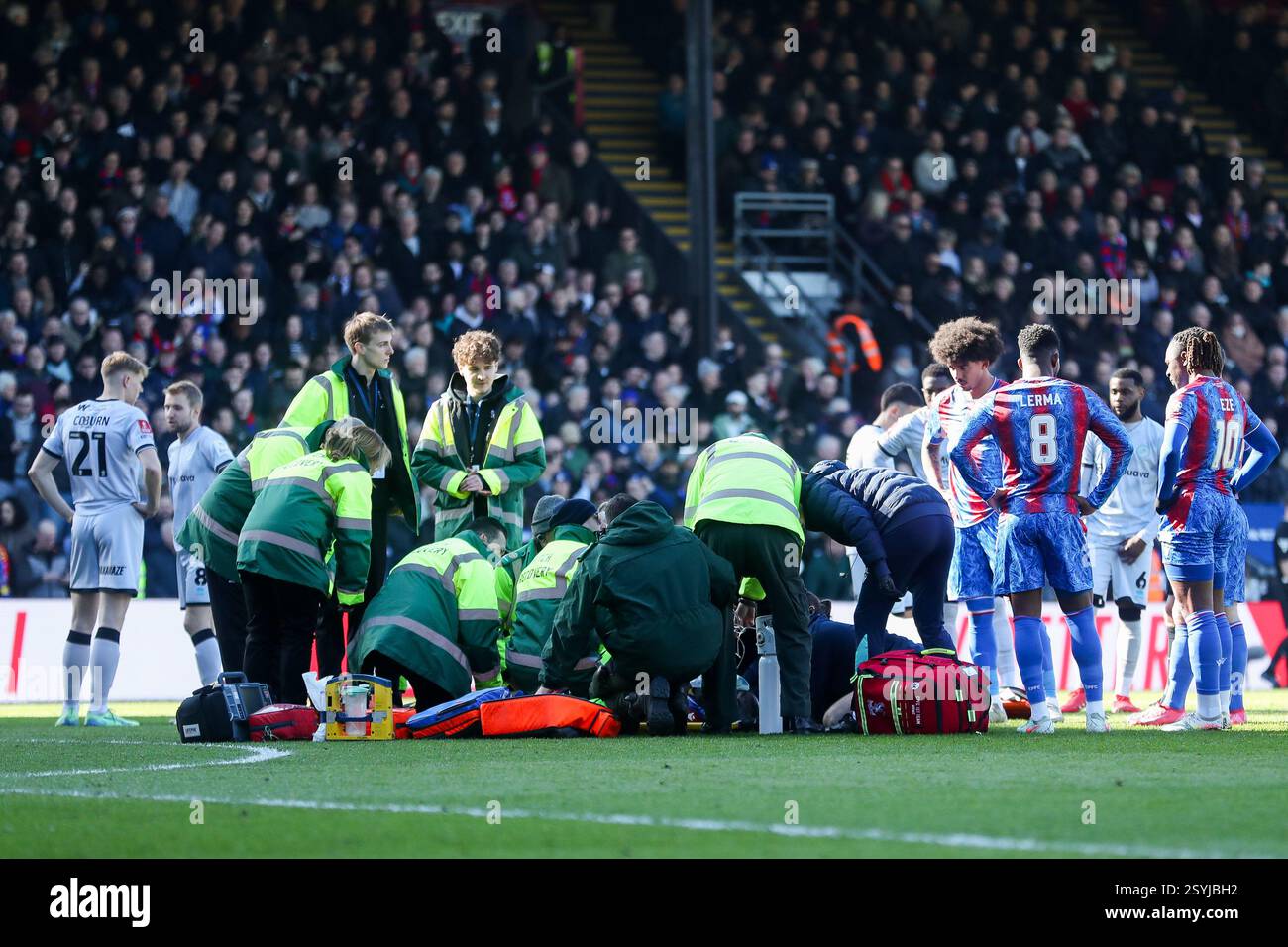 London, UK. 01st Mar, 2025. Jean-Philippe Mateta of Crystal Palace ...
