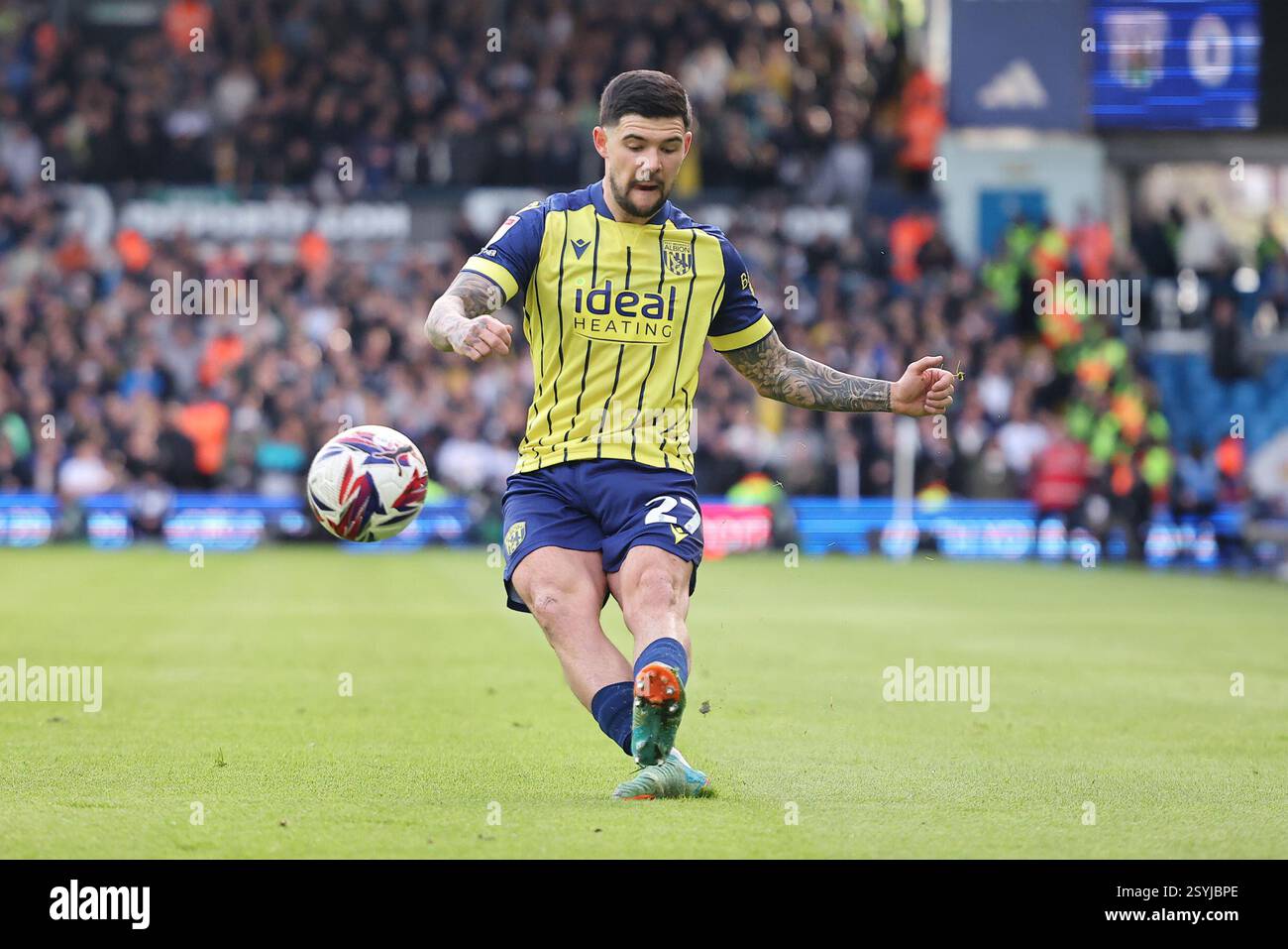 Alex Mowatt (West Bromwich Albion) crosses during the Sky Bet ...