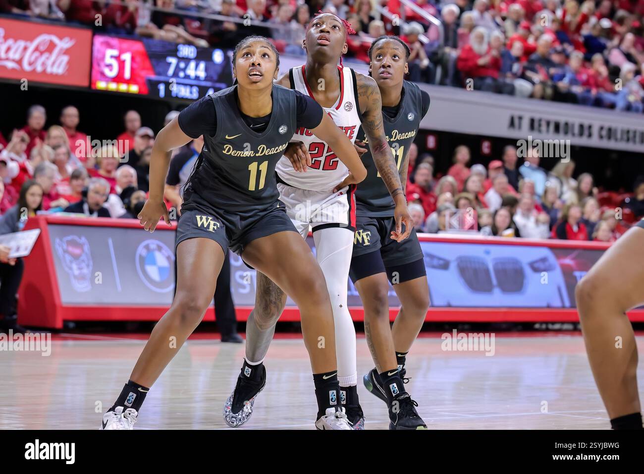 Raleigh, North Carolina, USA. 27th Feb, 2025. Wake Forest Demon Deacons ...