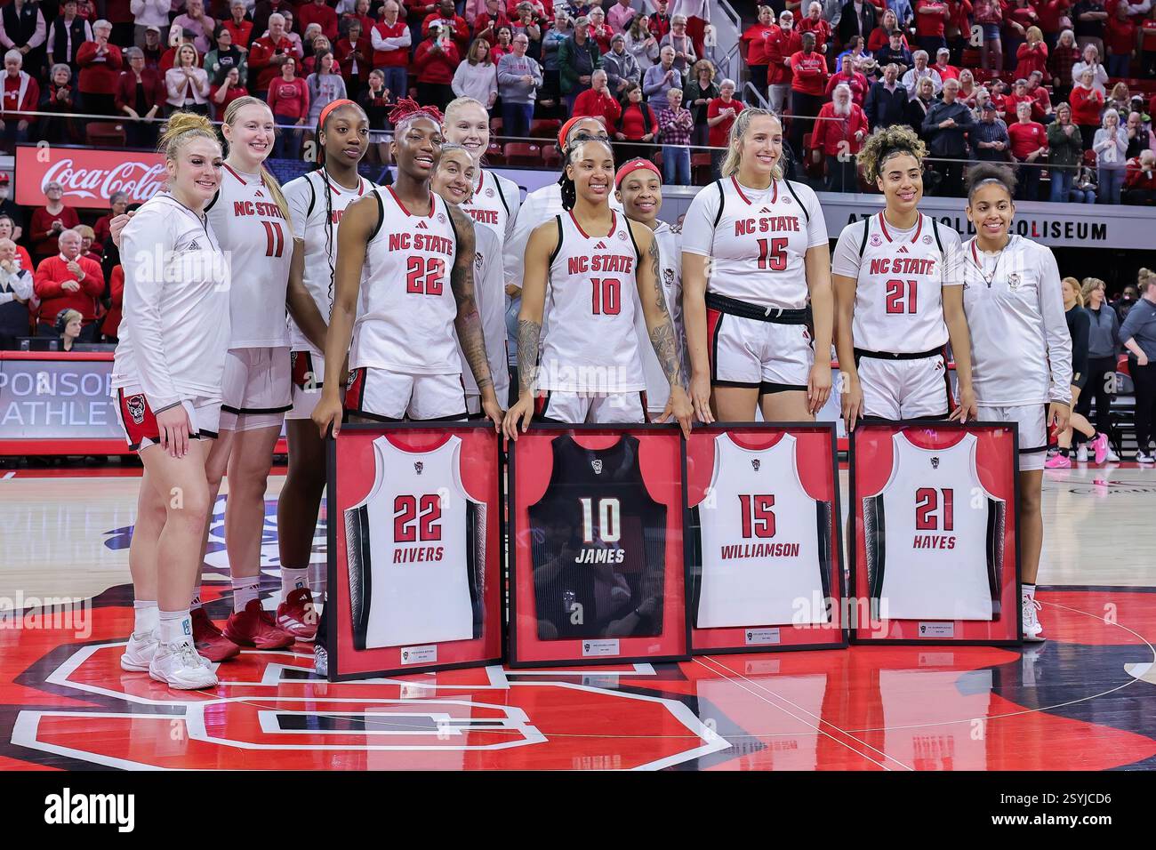 Raleigh, North Carolina, USA. 27th Feb, 2025. NC State women's ...