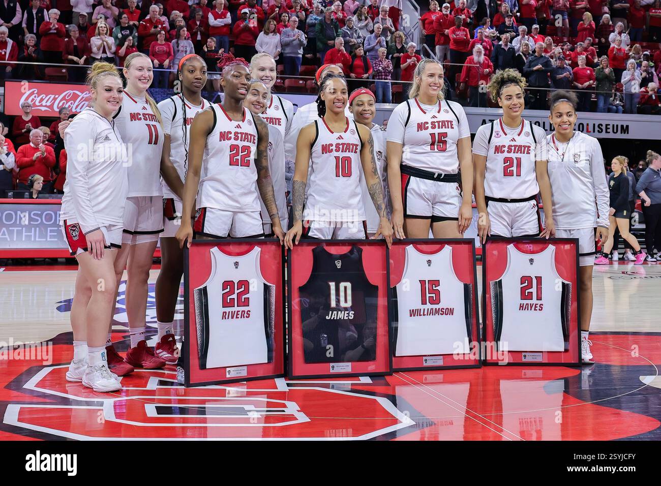Raleigh, North Carolina, USA. 27th Feb, 2025. NC State women's ...