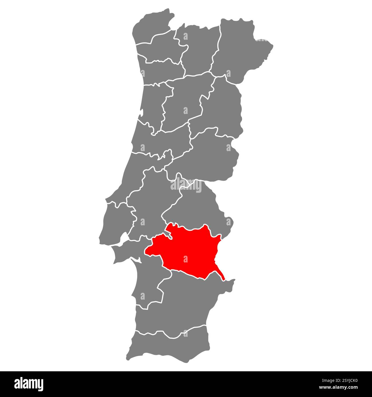 Evora of Portugal map shape, travel web flat concept icon vector ...