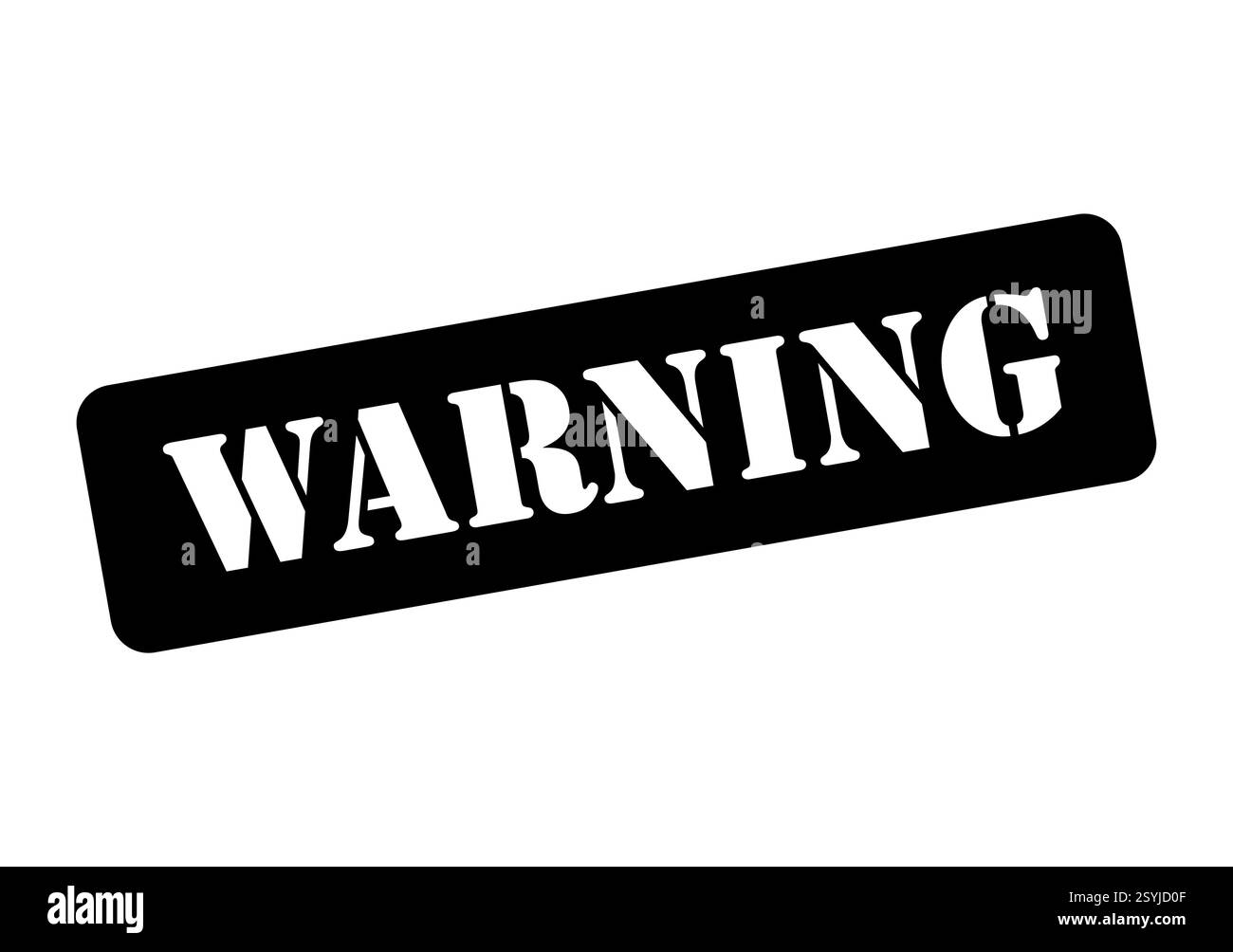 Warning stamp symbol, label sticker sign button, text banner vector ...