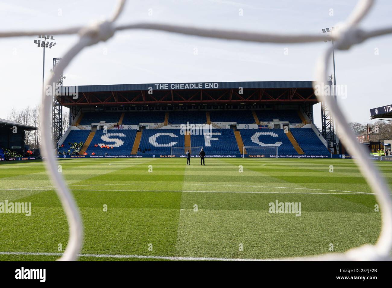 A general view of Edgeley Park Stadium, Home of Stockport County ...