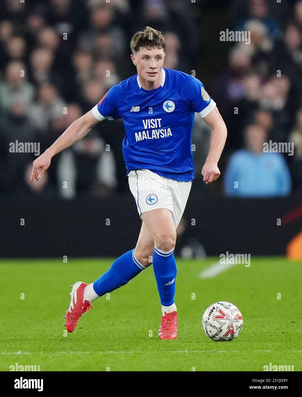 Cardiff City's William Fish during the Emirates FA Cup fifth round ...