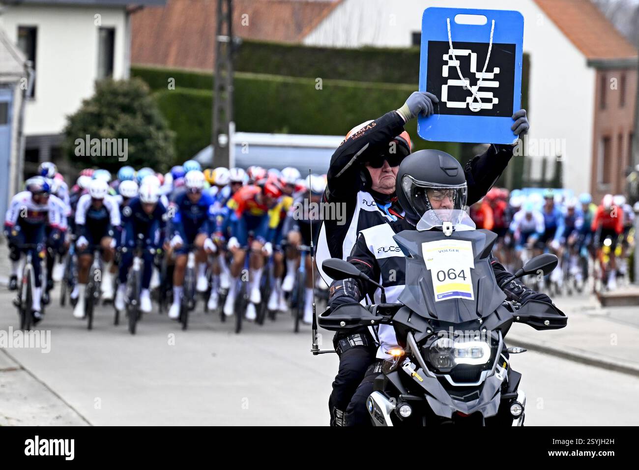 Gent, Belgium. 01st Mar, 2025. Timekeeper pictured in action during the ...