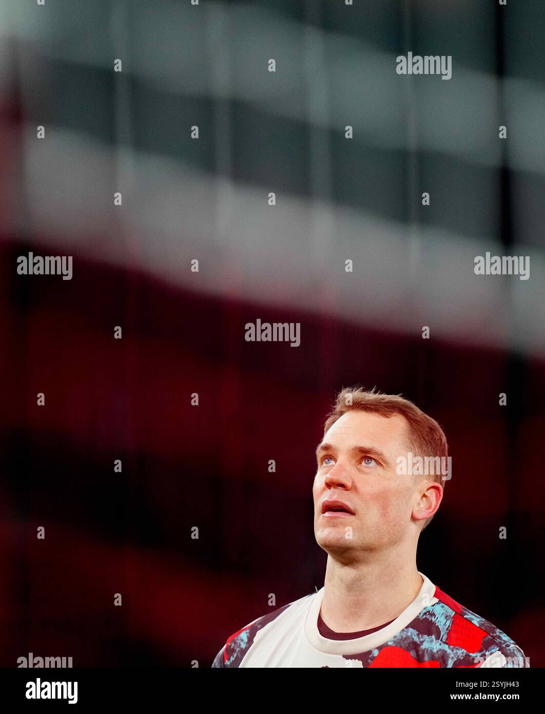 February 28 2025: Manuel Neuer of Bayern Munich looks on during a 1 ...