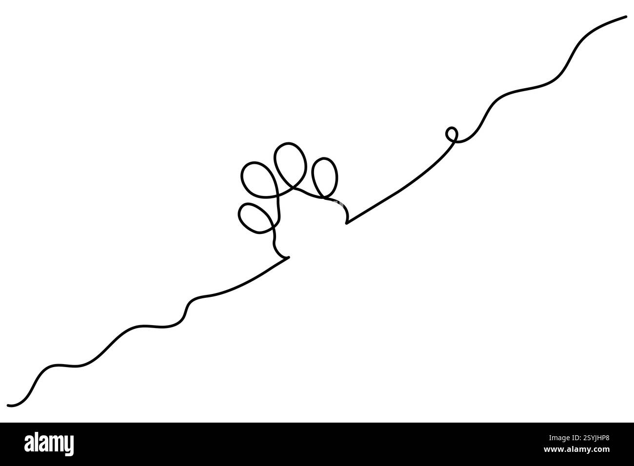continuous one line dog paw outline drawing vector illustration of ...