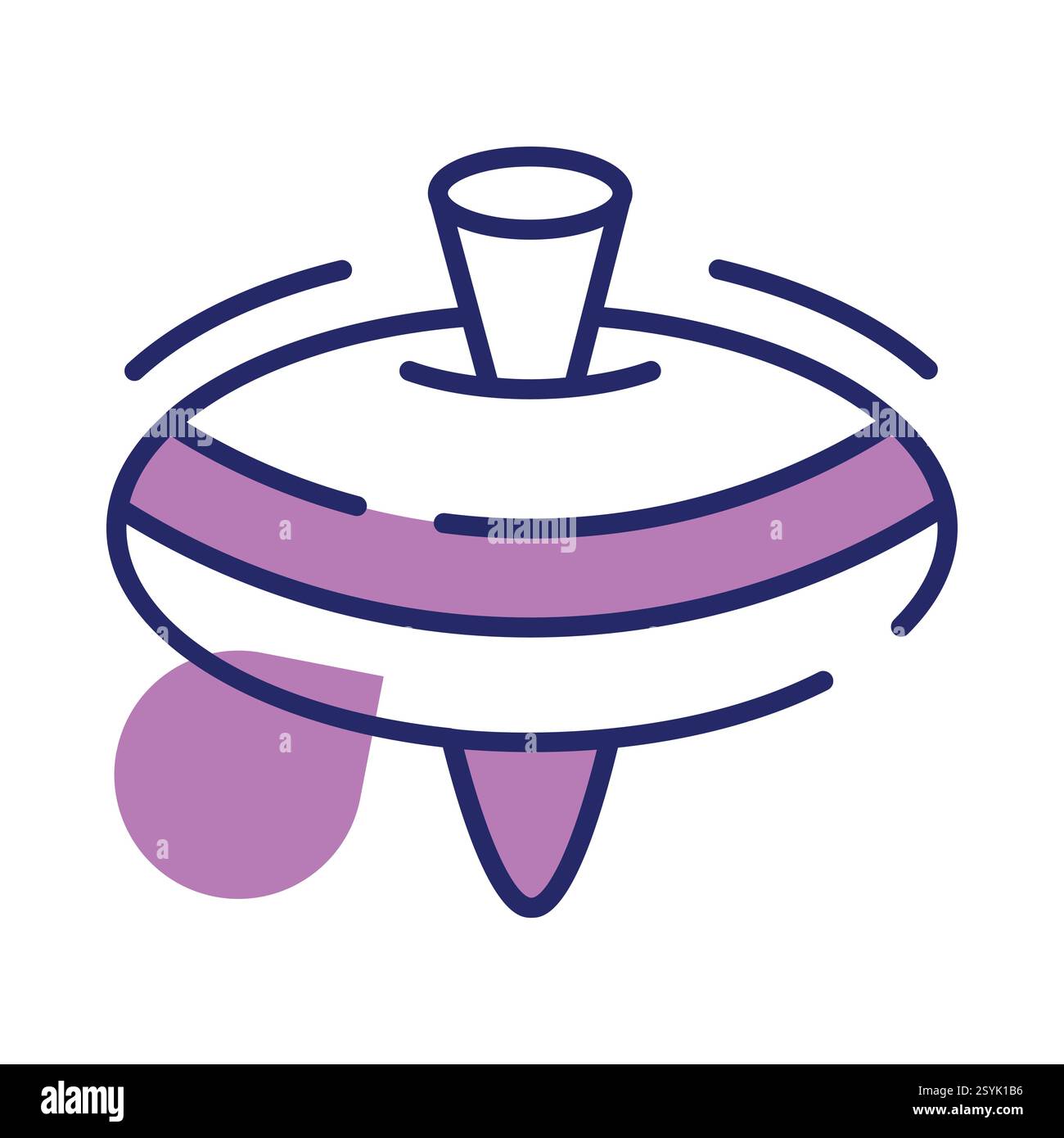 Spinning top vector design in modern design style, ready to use humming ...