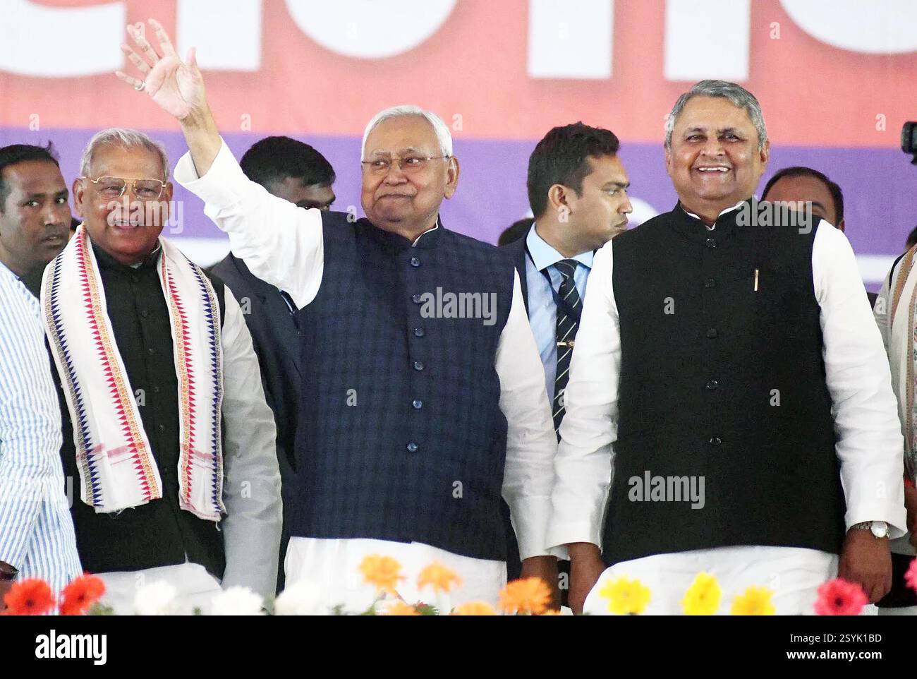 India. 28th Feb, 2025. PATNA, INDIA - FEBRUARY 28: Bihar Chief Minister ...