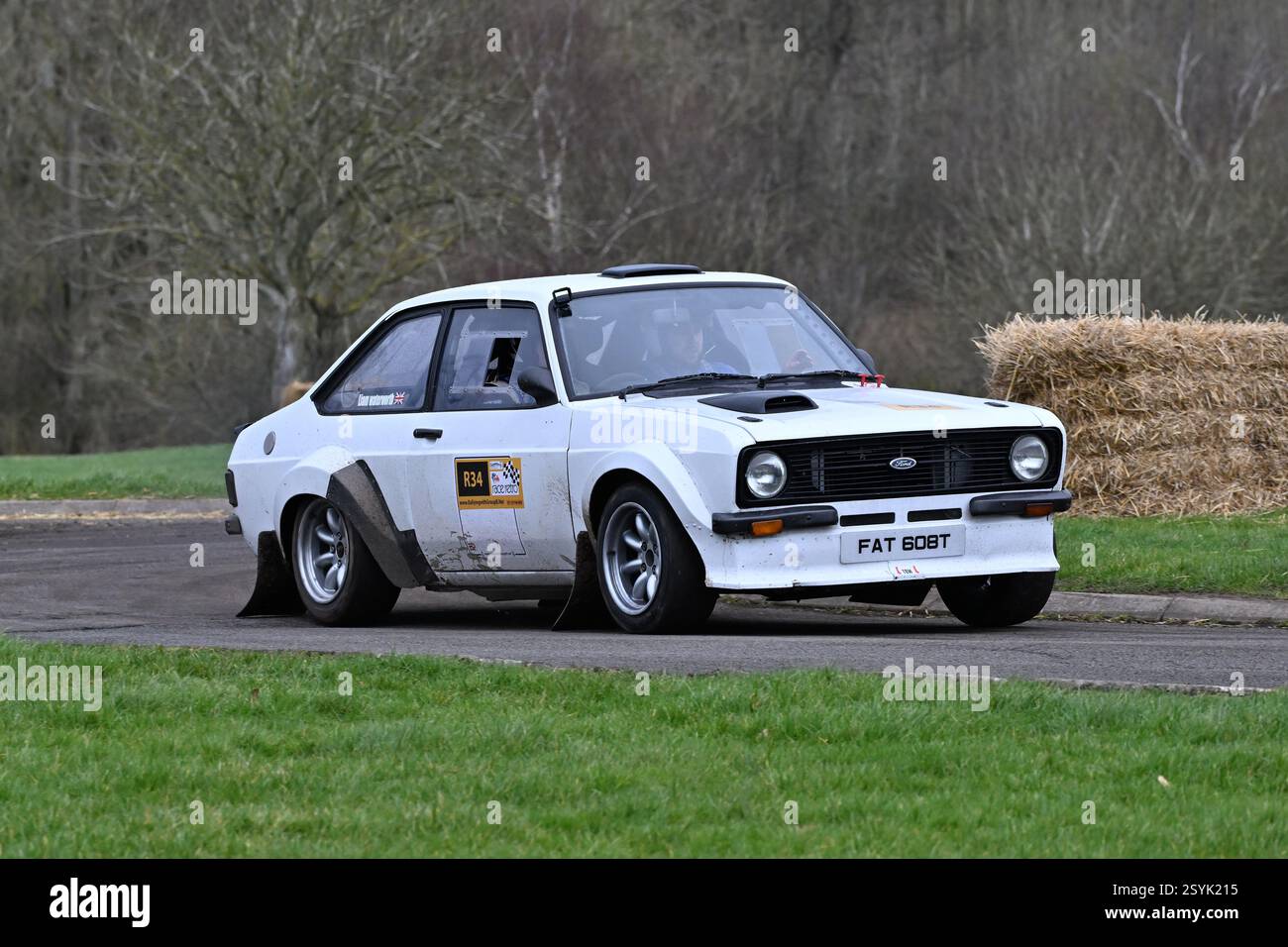 Liam Waterworth, Ford Escort Mk2, Live Rally Stage at Race Retro ...
