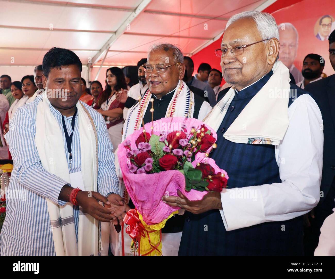 India. 28th Feb, 2025. PATNA, INDIA - FEBRUARY 28: Bihar Chief Minister ...