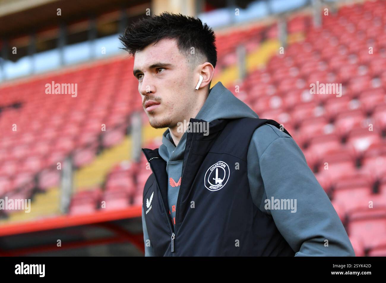 London, England. 1st Mar 2025. Alex Gilbert before the Sky Bet EFL ...