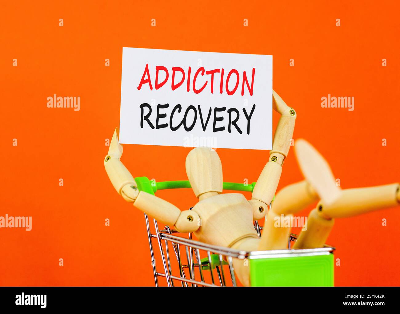 Addiction recovery symbol. Concept words Addiction recovery on ...