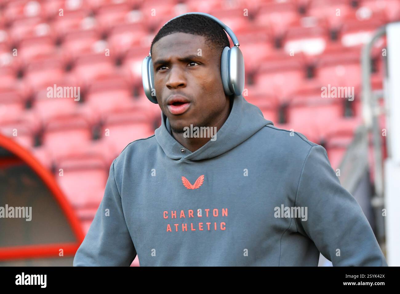 London, England. 1st Mar 2025. Thierry Small before the Sky Bet EFL ...