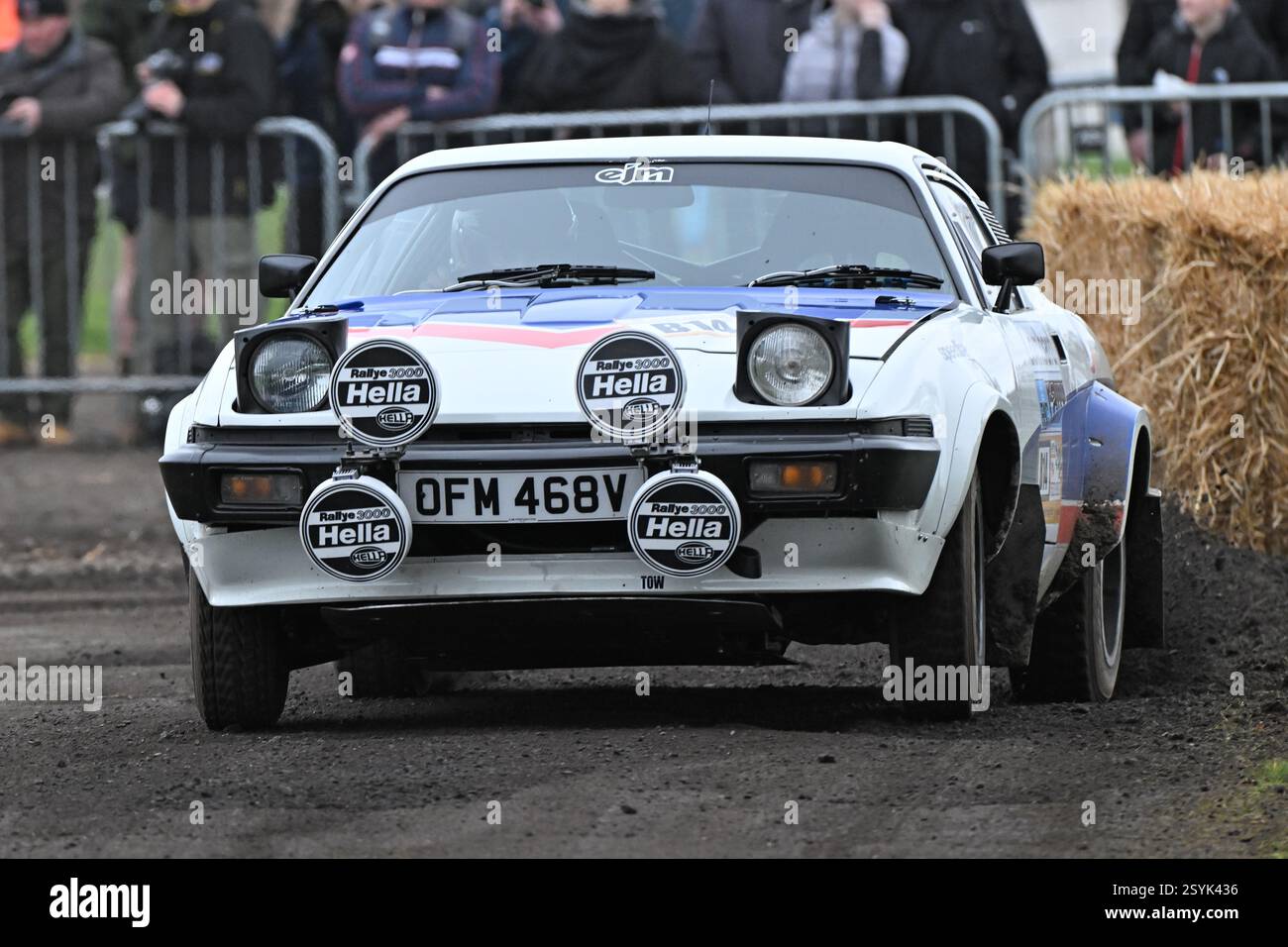 Edward James, Triumph TR8, Group B, Live Rally Stage at Race Retro ...
