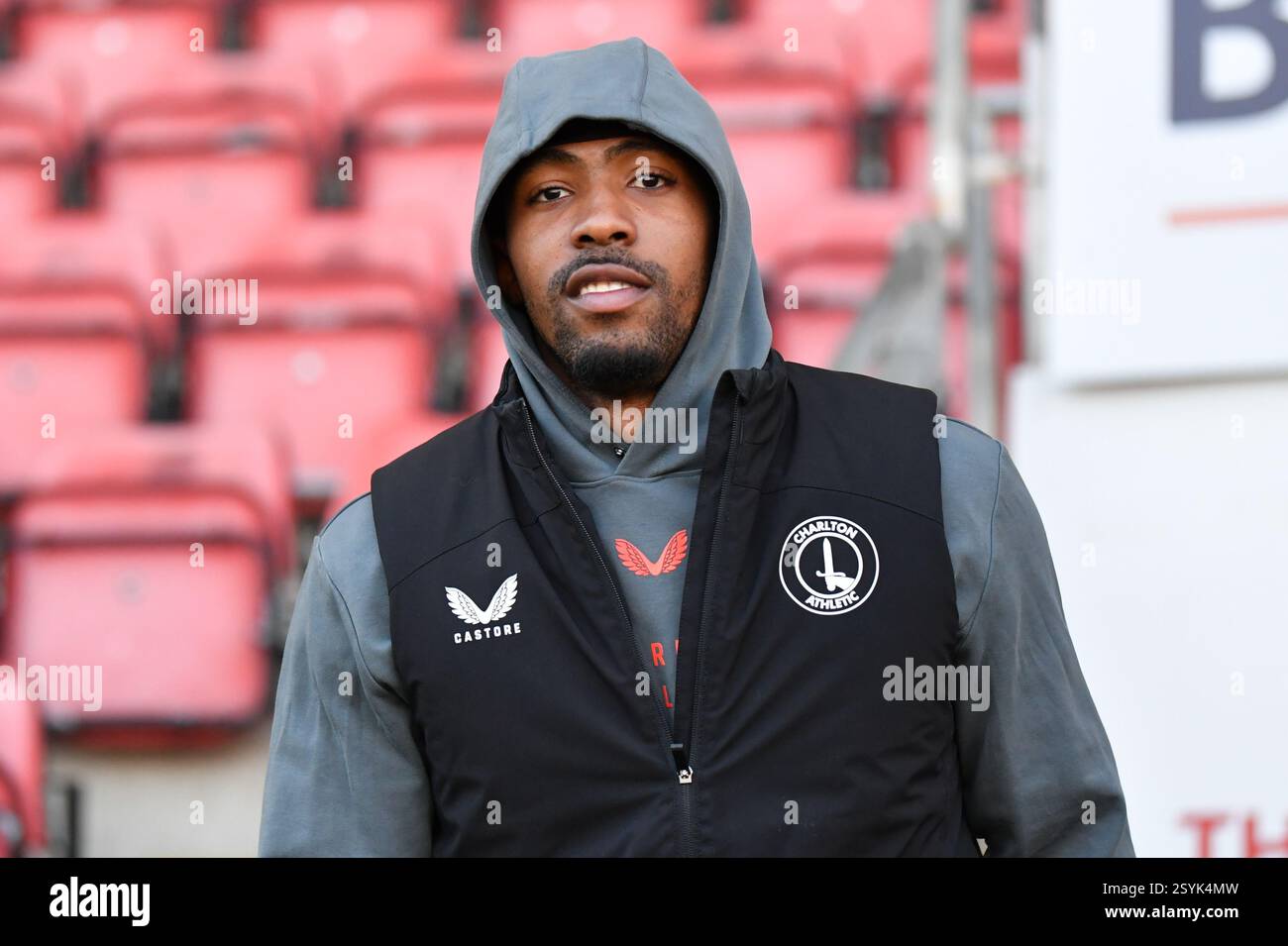 London, England. 1st Mar 2025. Kayne Ramsay before the Sky Bet EFL ...
