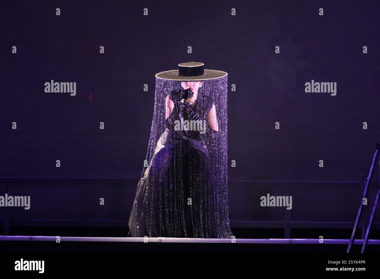 TAIPEI, CHINA - MARCH 1, 2025 - Japanese singer Mika Nakashima holds a ...