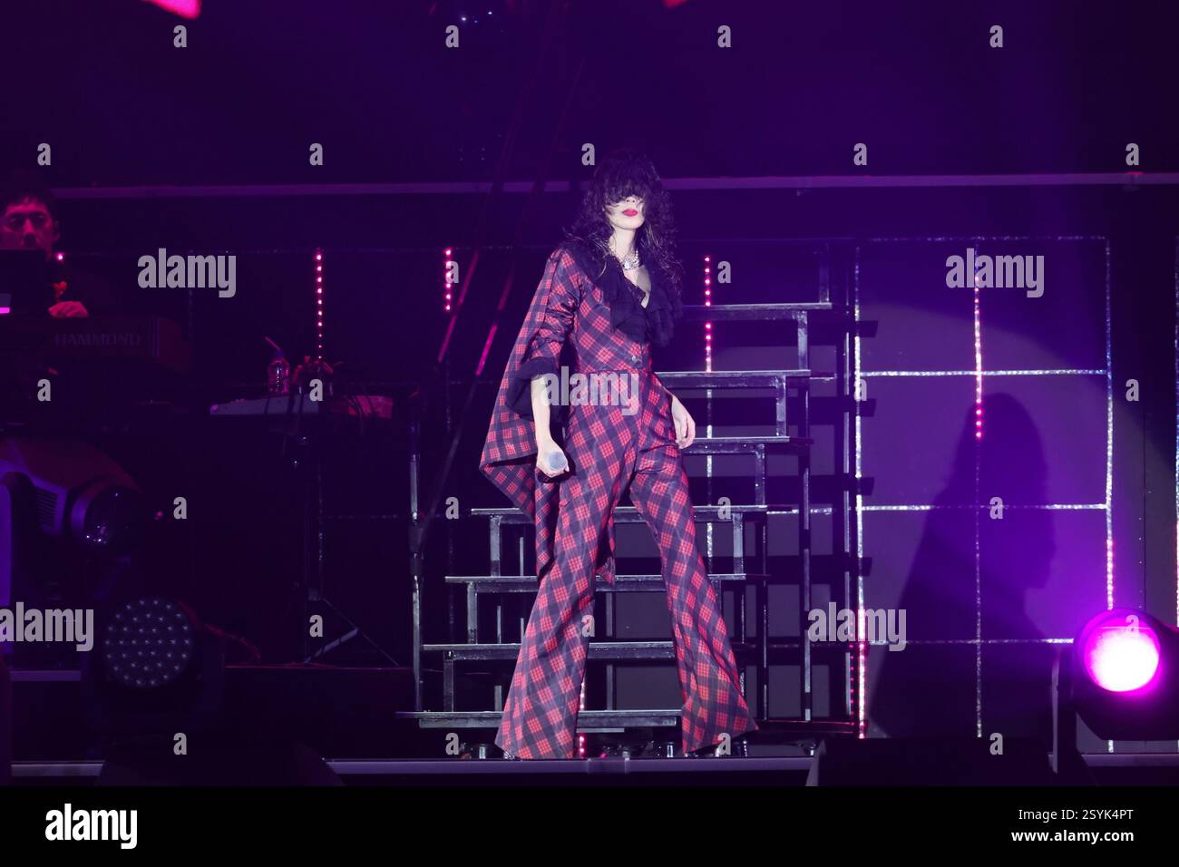 TAIPEI, CHINA - MARCH 1, 2025 - Japanese singer Mika Nakashima holds a ...