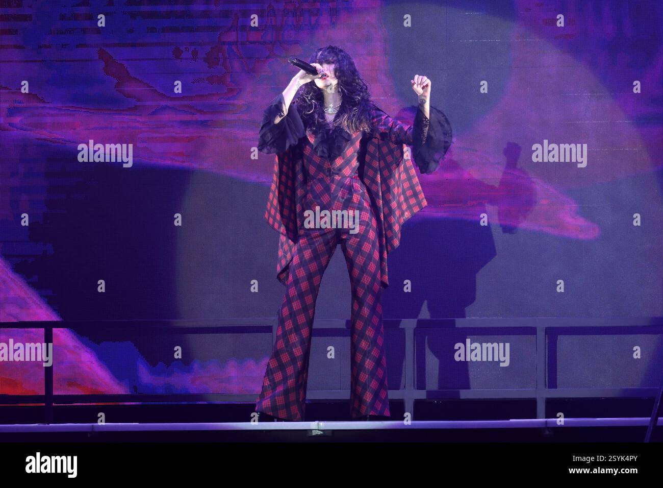 TAIPEI, CHINA - MARCH 1, 2025 - Japanese singer Mika Nakashima holds a ...