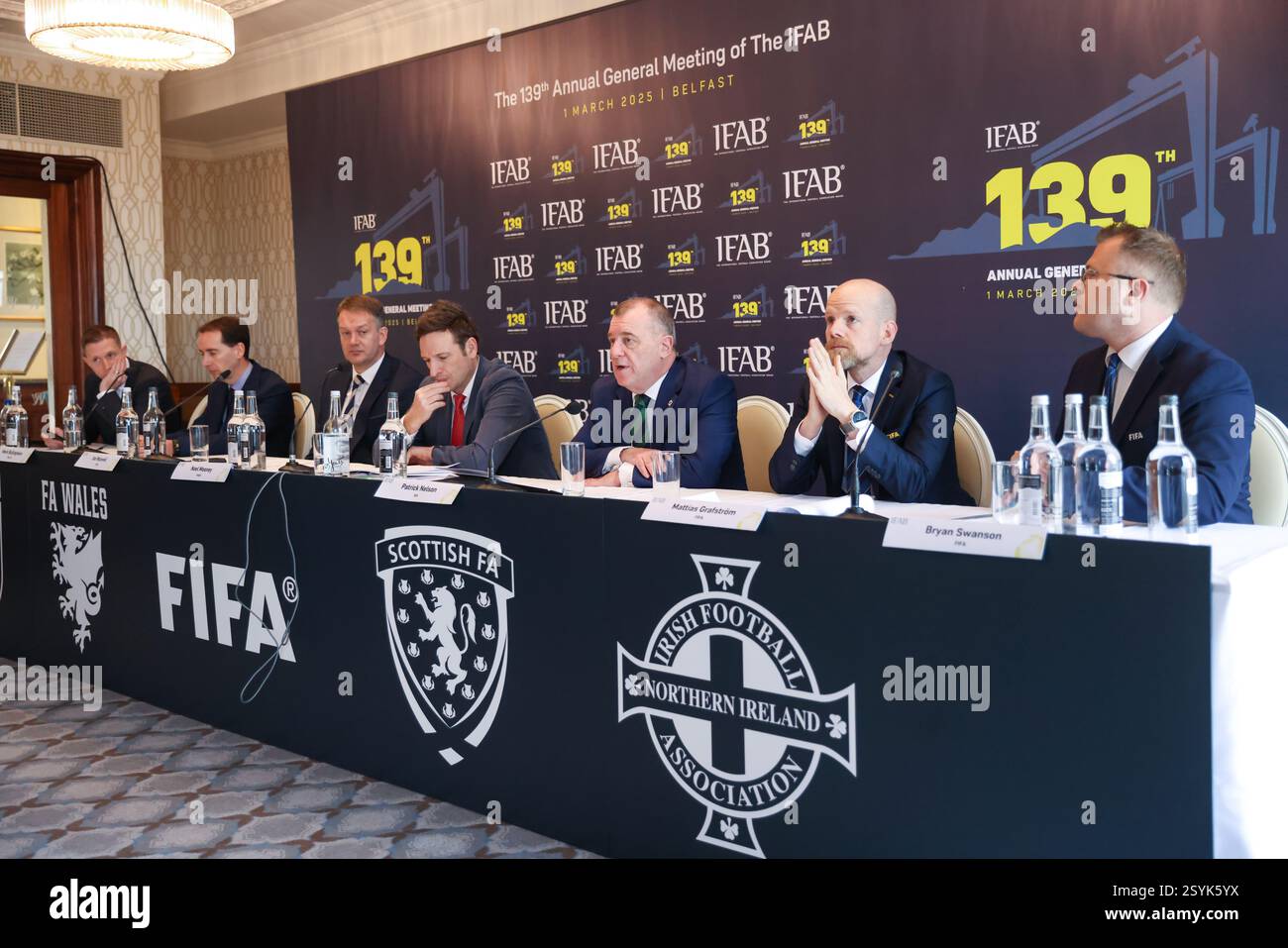 (left to right) IFA Director of Communications Danny Lynch, CEO of the ...