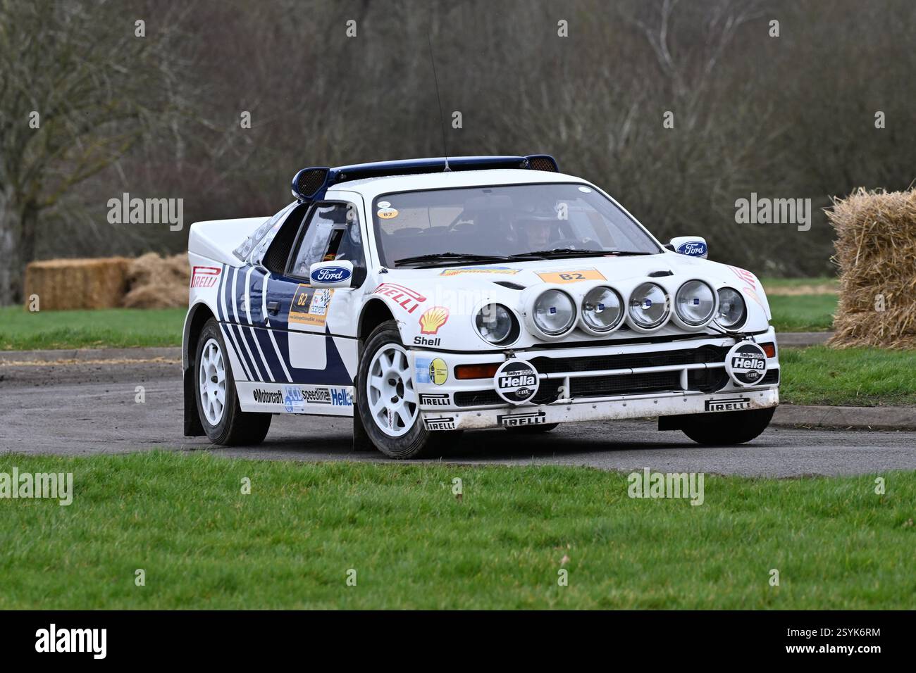 James Avis, Ford RS200, Group B, Live Rally Stage at Race Retro ...