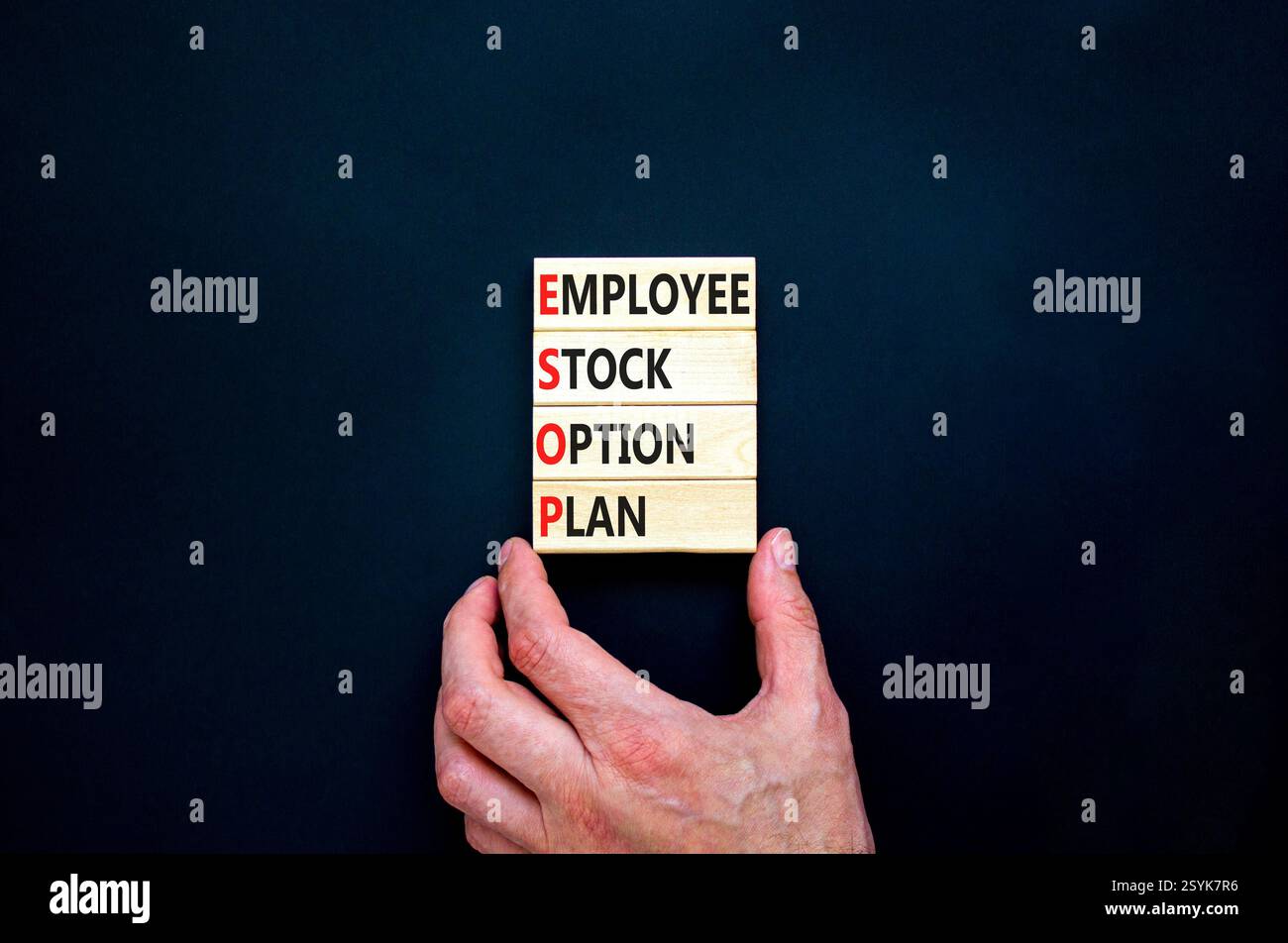ESOP Employee Stock Option Plan symbol. Concept word ESOP Employee ...