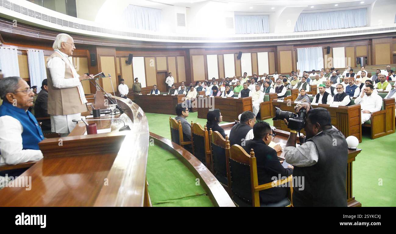 PATNA, INDIA - FEBRUARY 28: Bihar Governor Arif Mohammad Khan ...