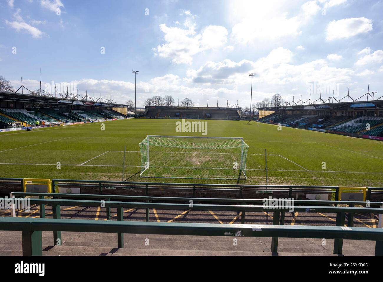 Yeovil, Somerset, UK. 1st March, 2025. x of Yeovil Town and y of ...