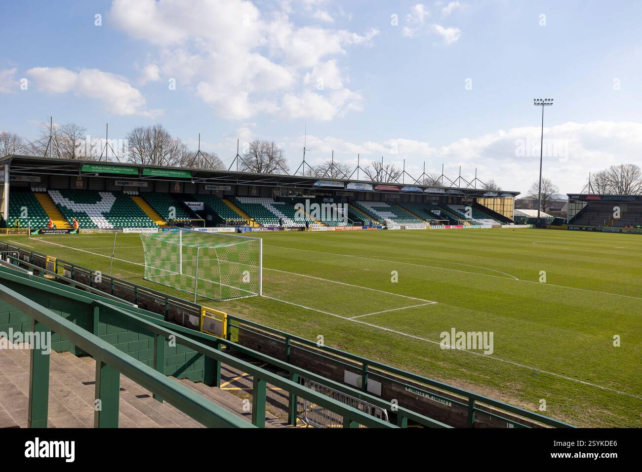 Yeovil, Somerset, UK. 1st March, 2025. General View inside Huish Park ...