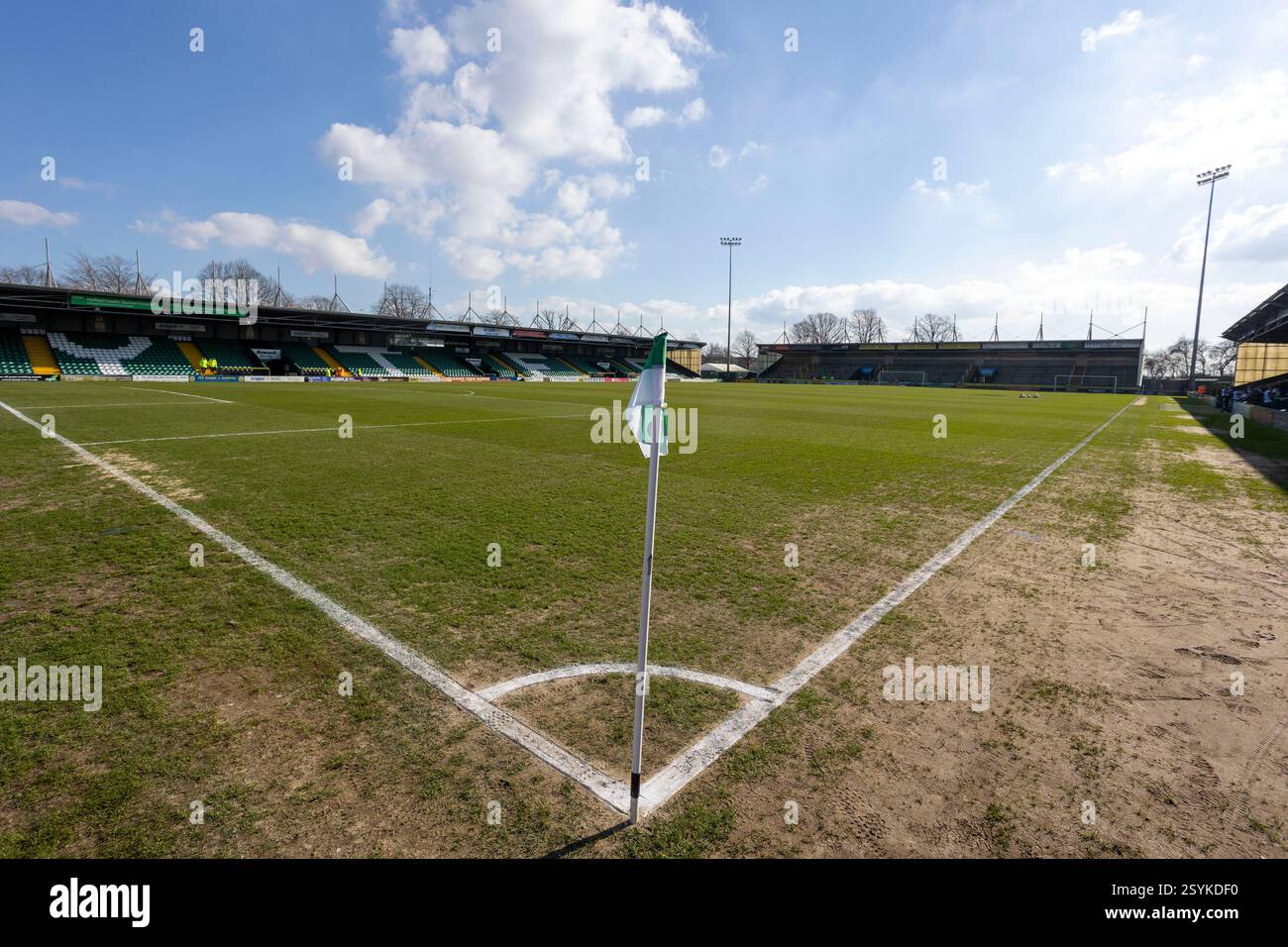 Yeovil, Somerset, UK. 1st March, 2025. General View inside Huish Park ...