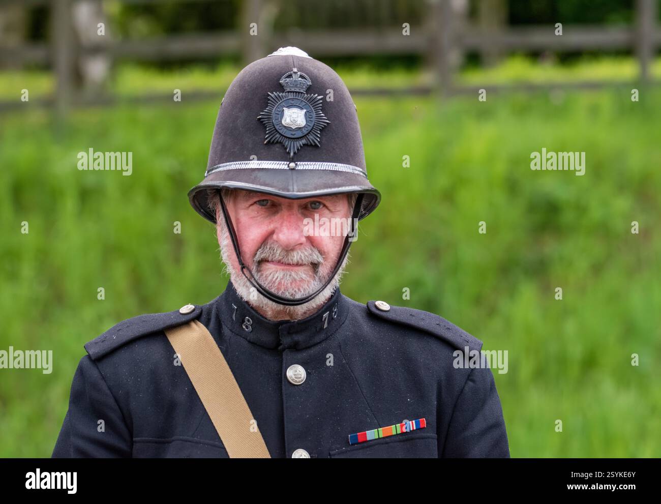Uk, Quorn - June 2019: Man in Vintage WW2 English Police Officer ...