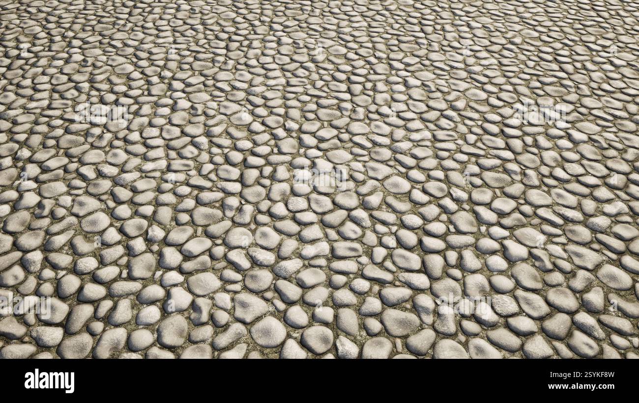 Concept or conceptual brown background of smooth and rounded pebbles ...
