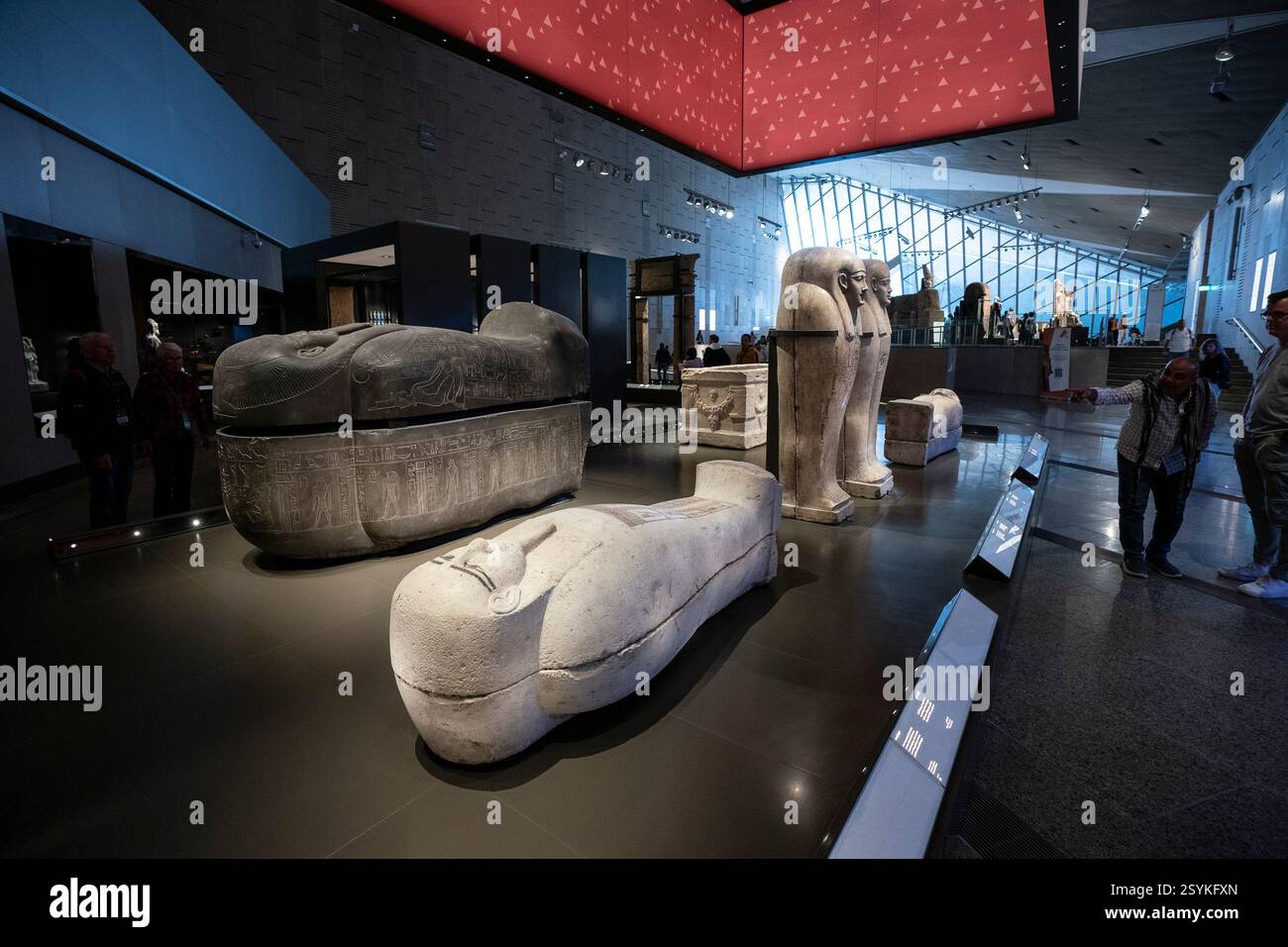 The 20-plus year construction of the 872,000 sq. ft. Grand Egyptian ...