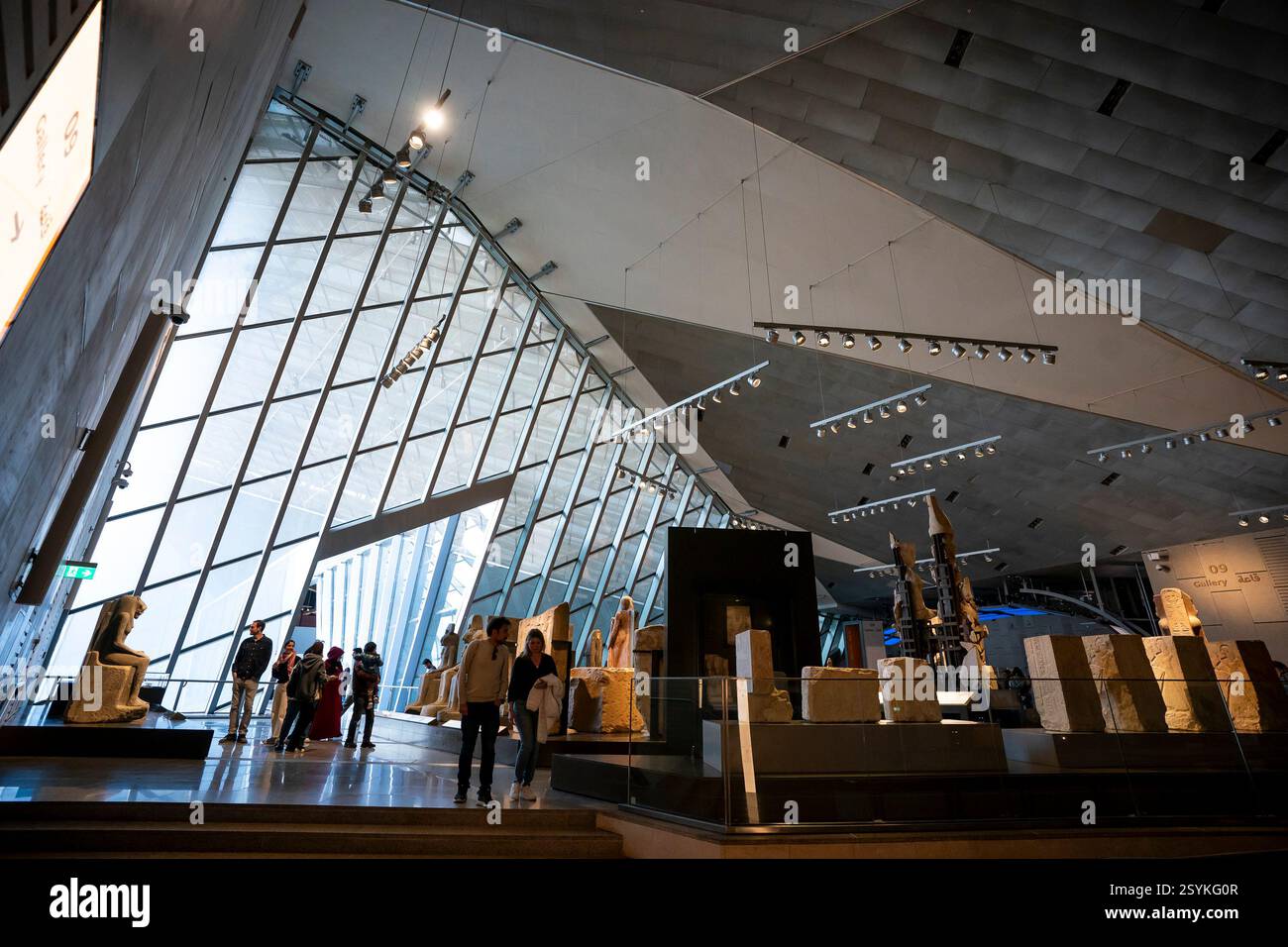 The 20-plus year construction of the 872,000 sq. ft. Grand Egyptian ...