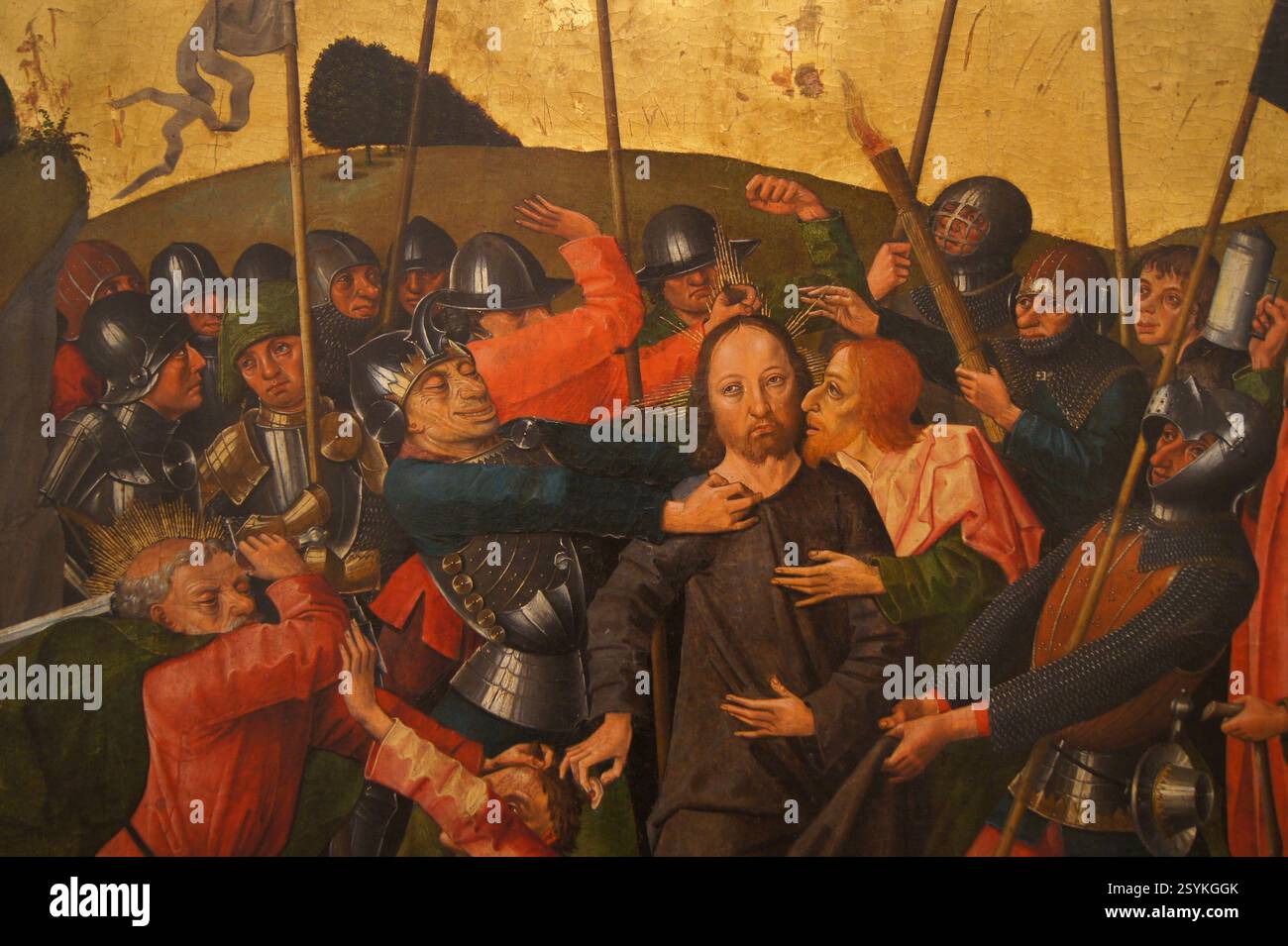 Arrest of Jesus (detail from the Colmar Altarpiece) - Caspar (or Kaspar ...