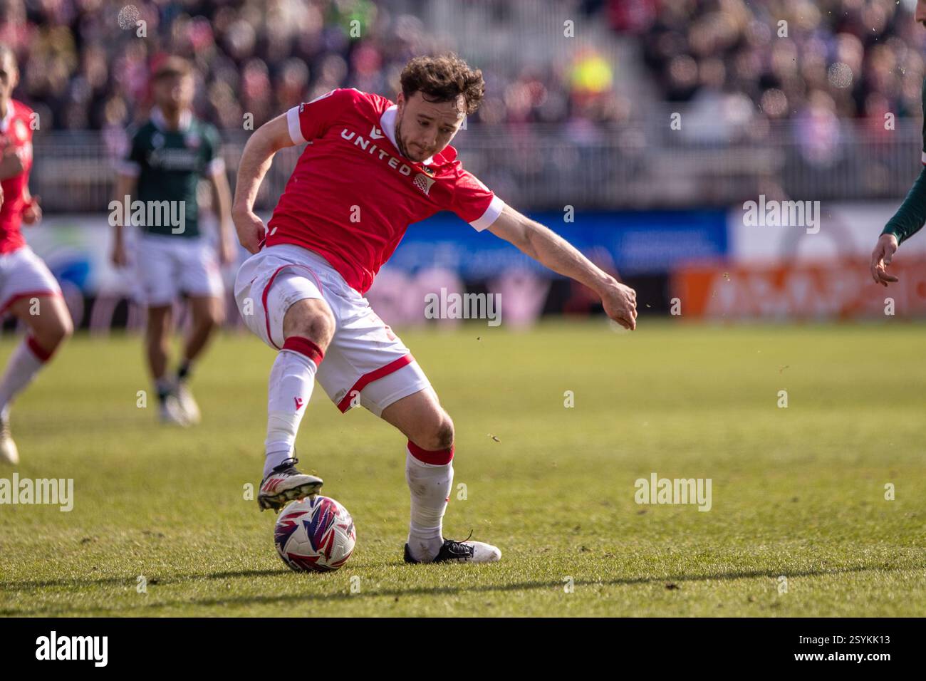 Oliver Rathbone of Wrexham AFC during the Sky Bet League 1 match ...