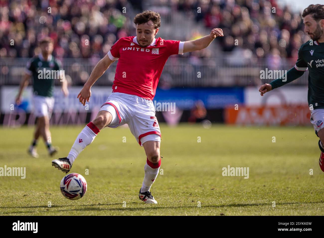 Oliver Rathbone of Wrexham AFC during the Sky Bet League 1 match ...