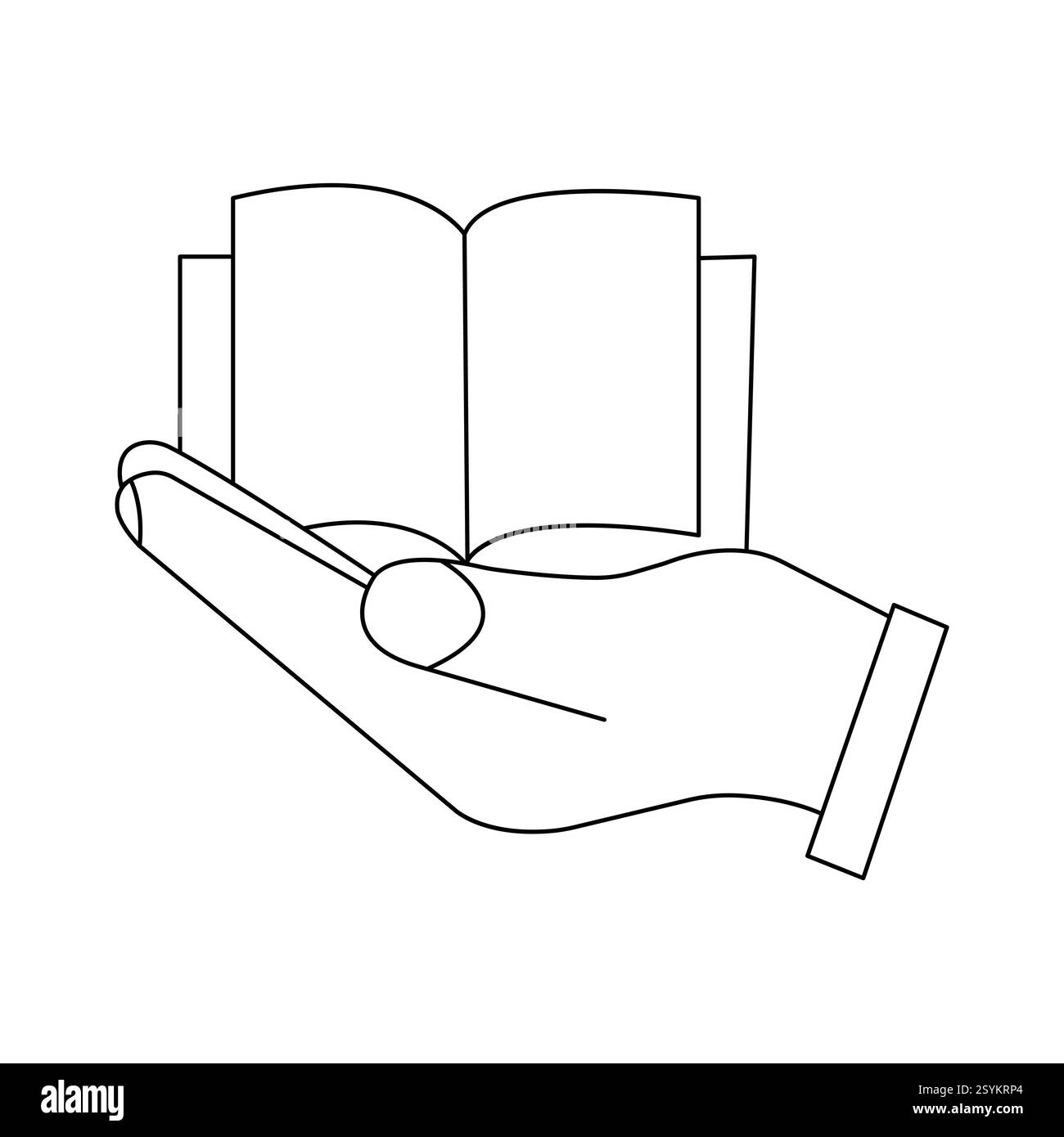 Continuous one line drawing of book opening isolated outline vector ...