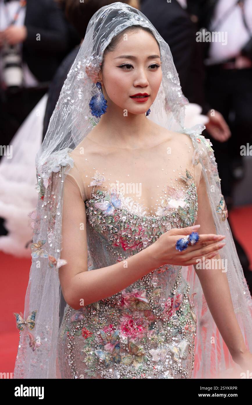 77. Internationalen Filmfestspiele von Cannes 2024 Cannes, Frankreich - 15.5.2024: Qian Hui auf ...